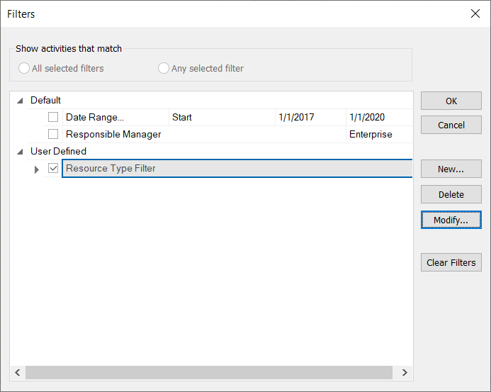 Create custom User-Defined Filters (AsV)