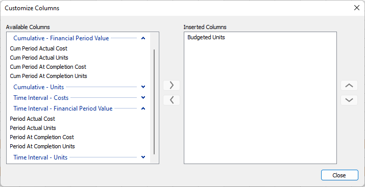 Present Financial Periods