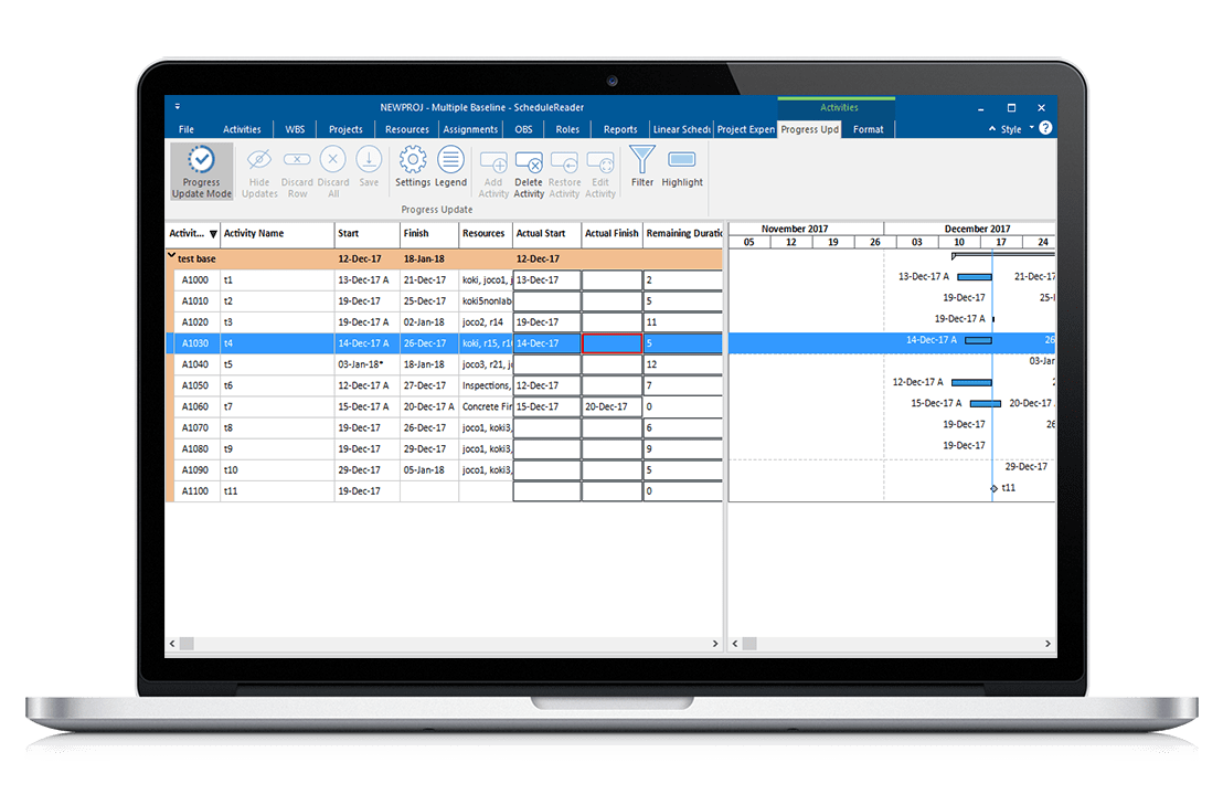 Software for Project Managers - ScheduleReader