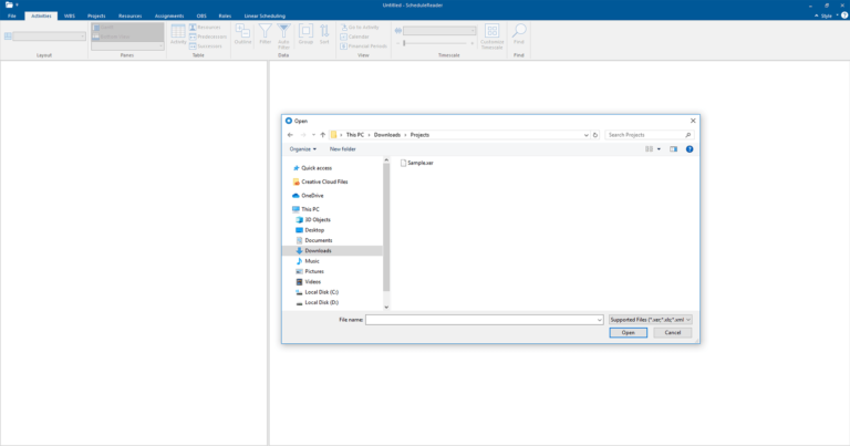 View Linear Projects with Time-Location Charts/Time Chainage Diagrams