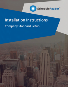 ScheduleReader Product Documents