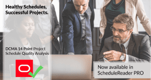 DCMA 14 Point Assessment, Project Schedule Quality Analysis