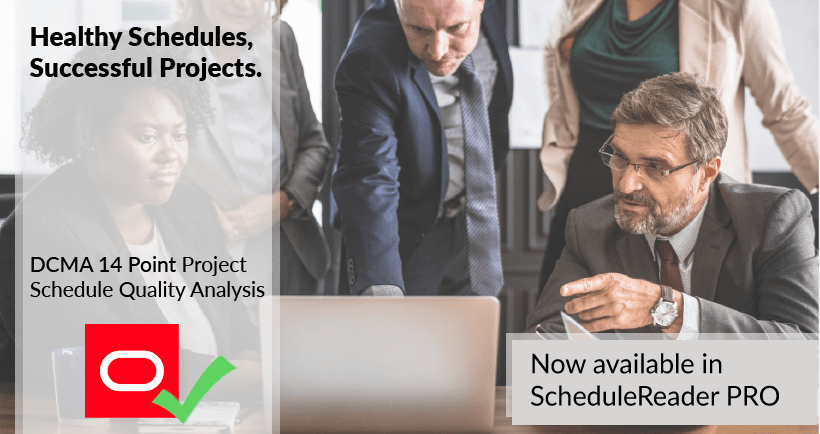 DCMA 14 Point Assessment, Project Schedule Quality Analysis