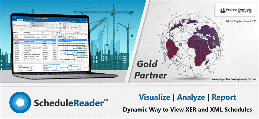ScheduleReader at the Virtual Project Controls Expo 2021
