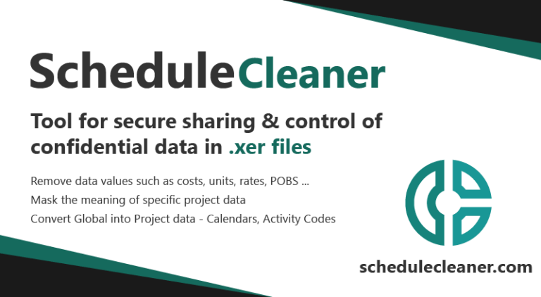 New Tool for Cleaning XER Files - Meet ScheduleCleaner