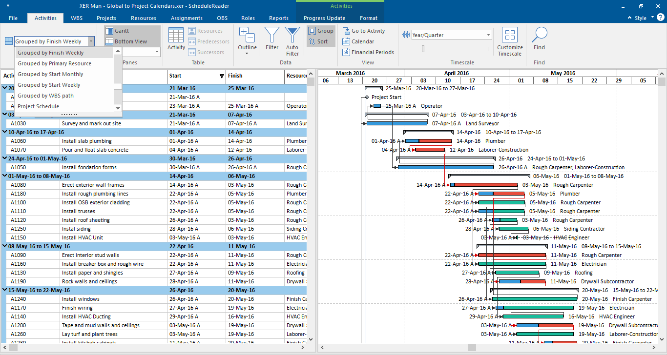 How to create your own custom, user-defined groups? - ScheduleReader