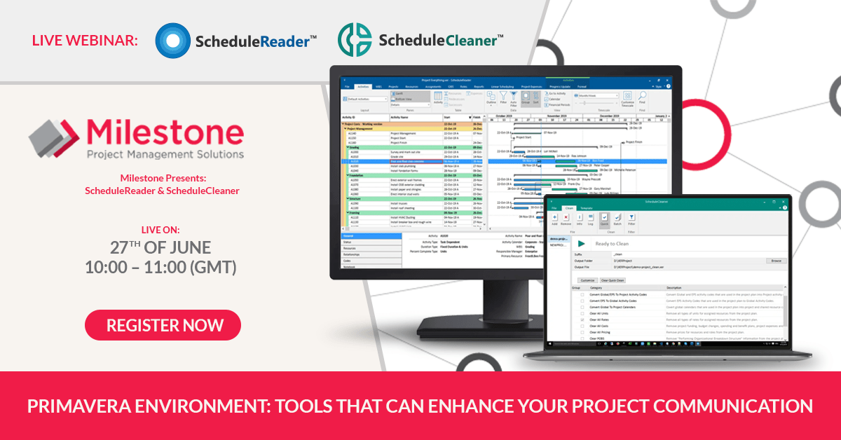 Milestone UK Webinar: Overview of ScheduleReader and ScheduleCleaner