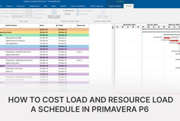 What is a Primavera P6 Schedule? - Primavera Schedules Explained