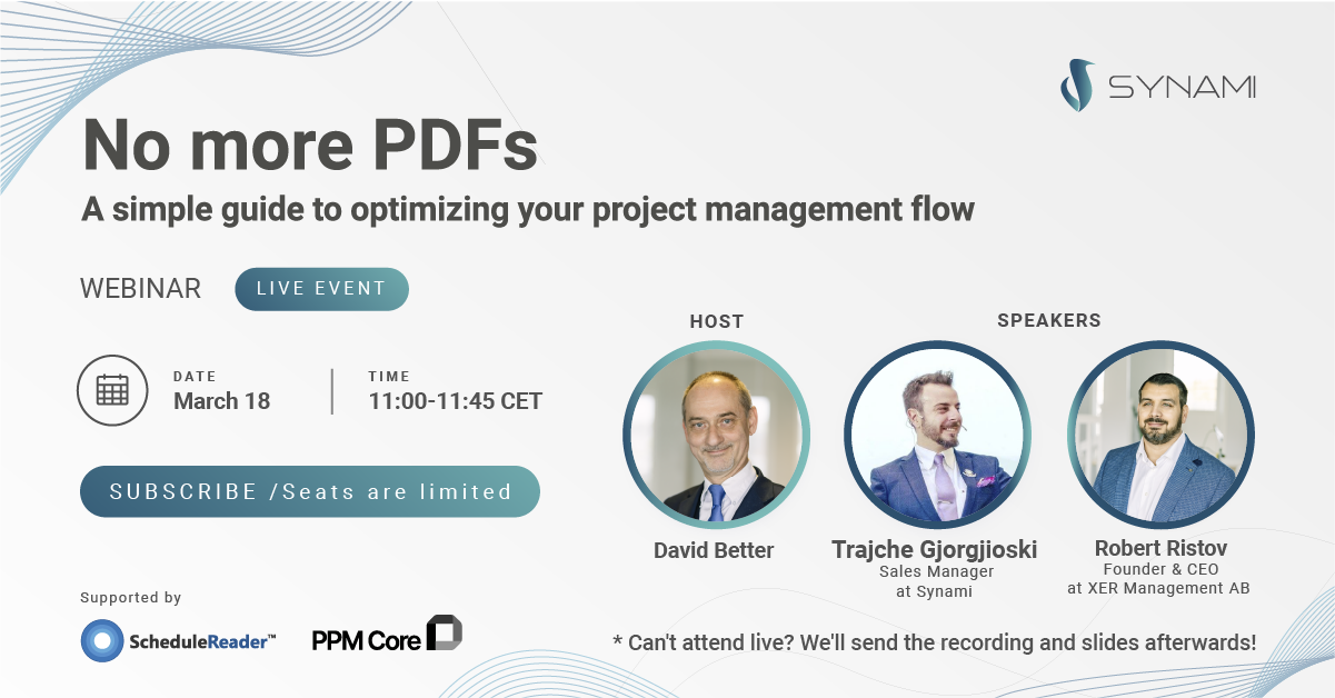 Webinar: No More PDFs – A simple guide to optimizing your project management flow