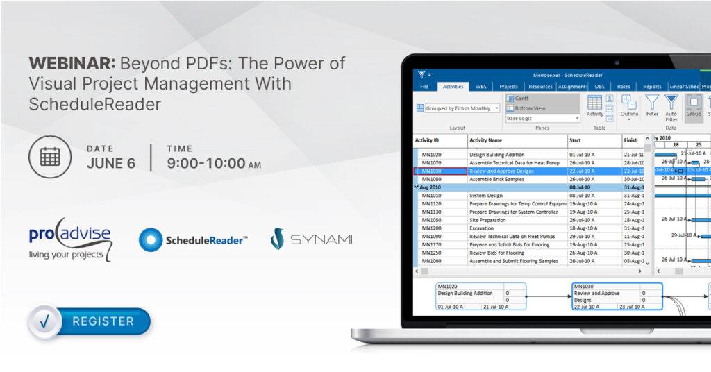 Webinar: Beyond PDFs: The Power of Visual Project Management with ScheduleReader