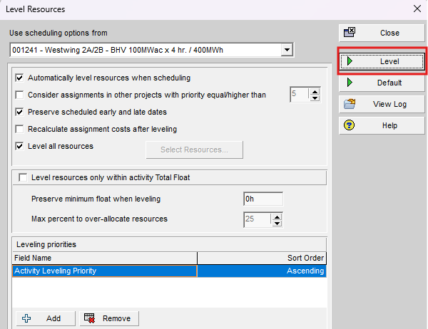 Resource Management with Primavera P6