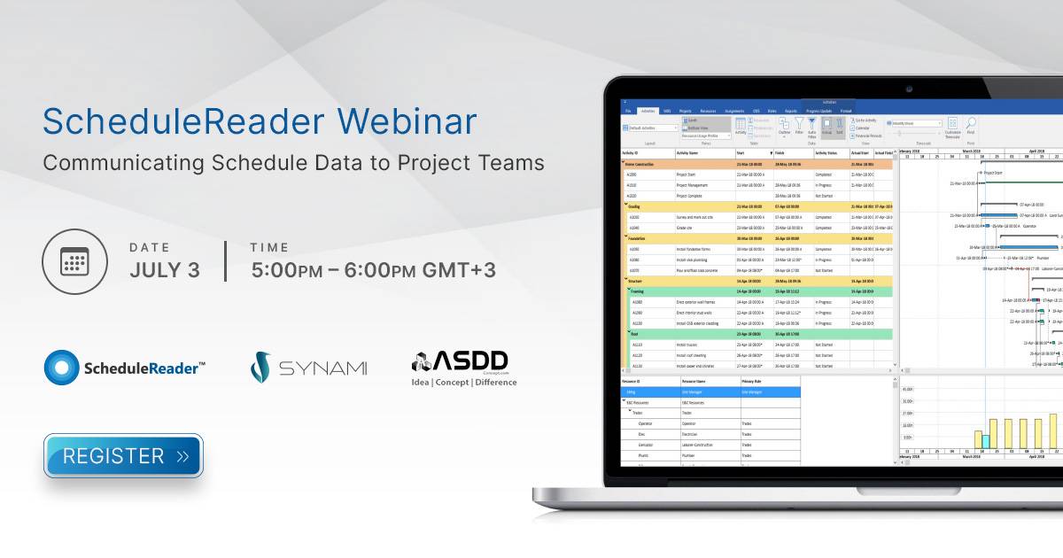 Webinar - Communicating Schedule Data to Project Teams