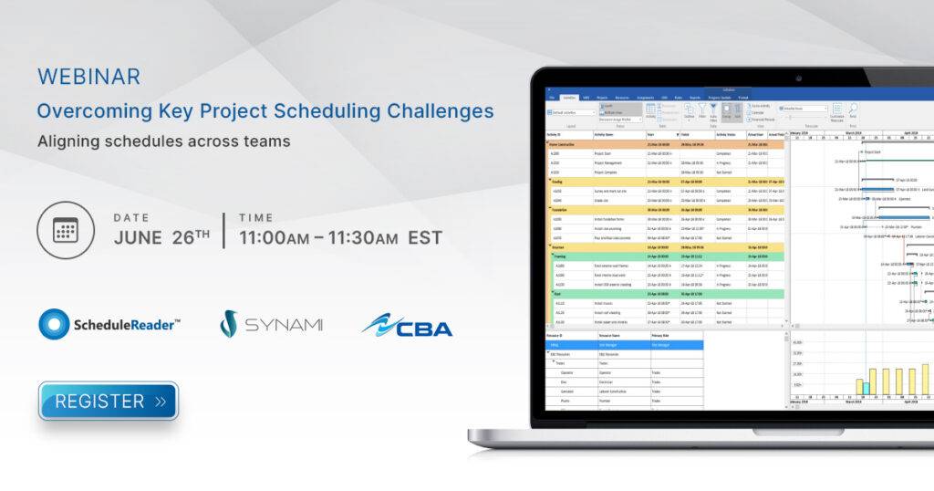 Webinar - Overcoming Key Project Scheduling Challenges